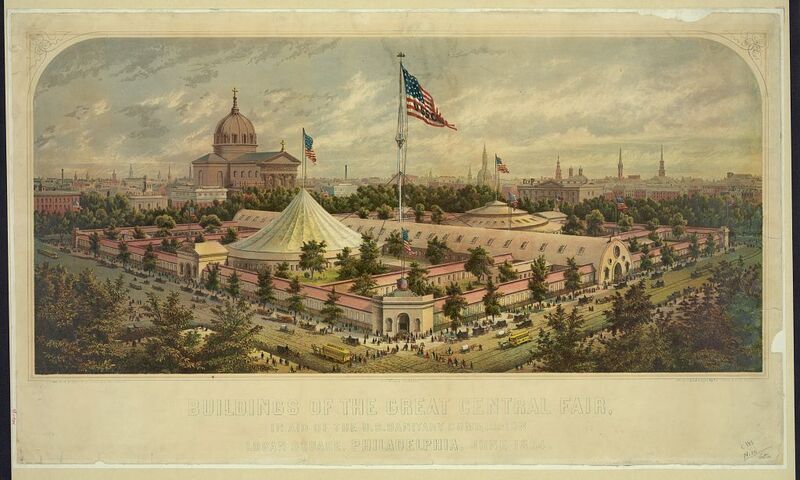 Great Central Fair Buildings - Philadelphia Centennial 1876 | World ...